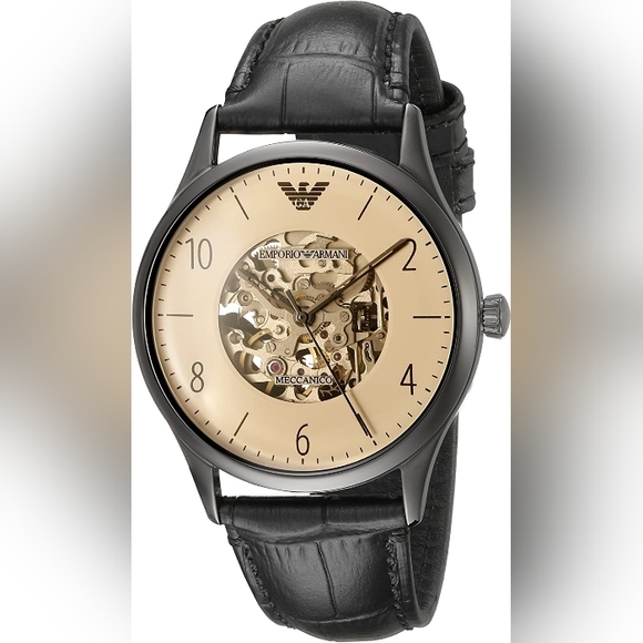 Emporio Armani | Accessories | Emporio Armani Meccanico Ar923 Skeleton ...